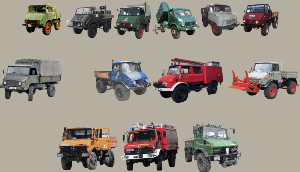 Tabellen: Alle Unimog-Baureihen bis heute – Historische-Unimog.de
